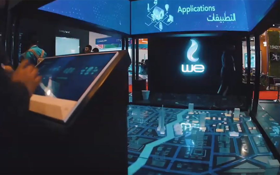Telecom Egypt "WE" Interactive Installations - The FWA