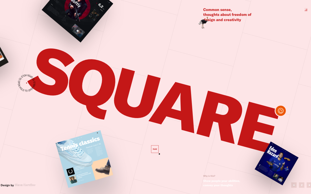 Square - Interface Game - The FWA