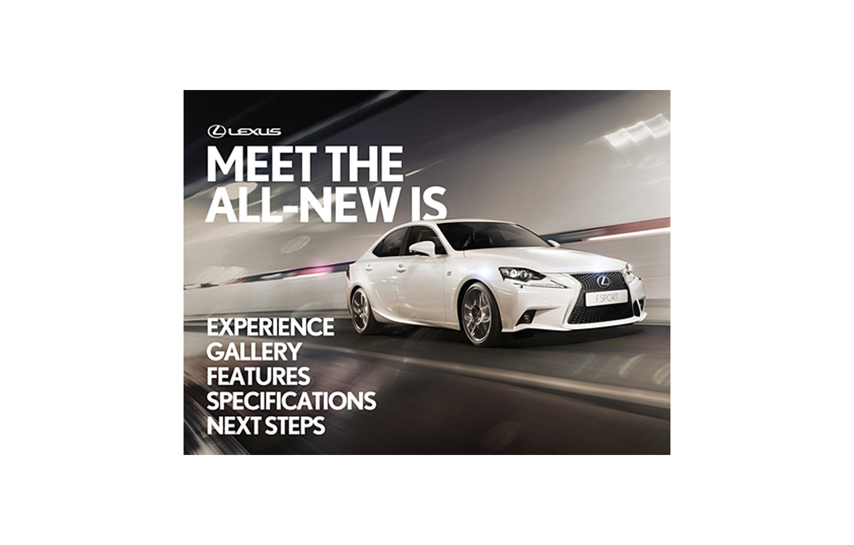 Lexus IS iPad App - The FWA