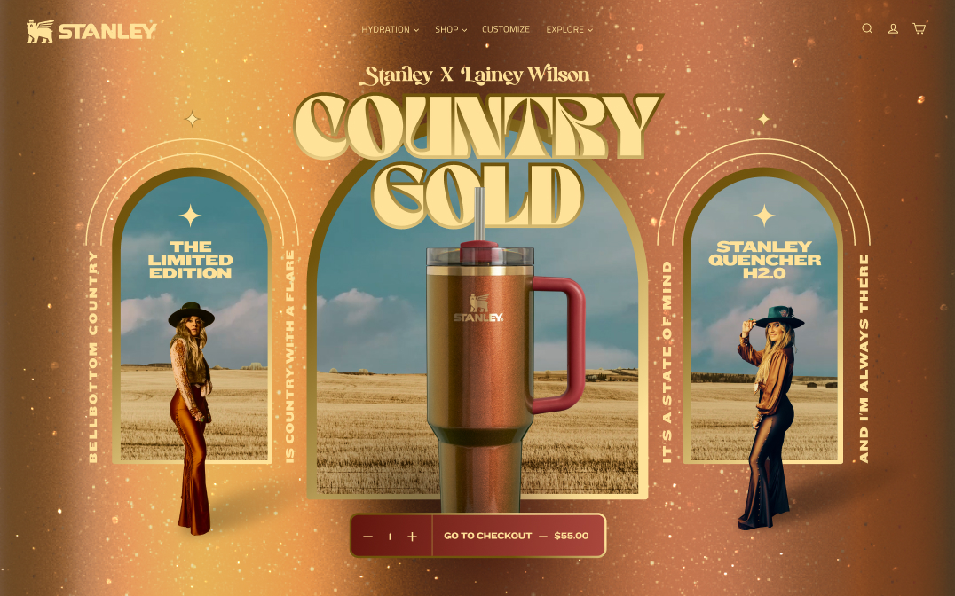 Stanley X Lainey Wilson Country Gold - The FWA