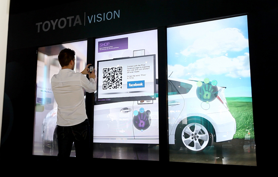 TOYOTA VISION MULTI-TOUCH WALL - The FWA