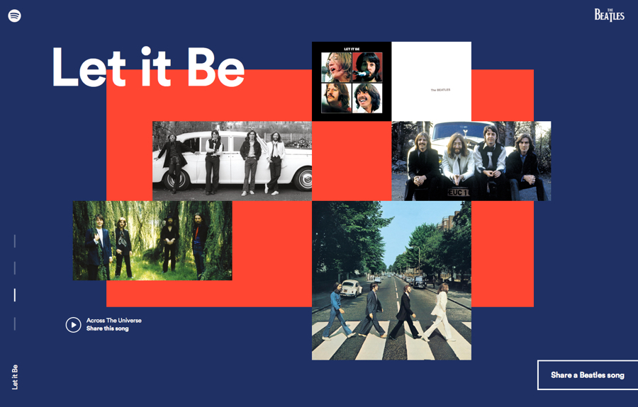 Beatles on Spotify - The FWA