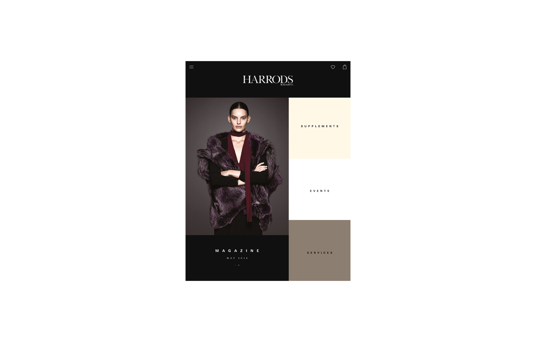 Harrods Magazine app - The FWA
