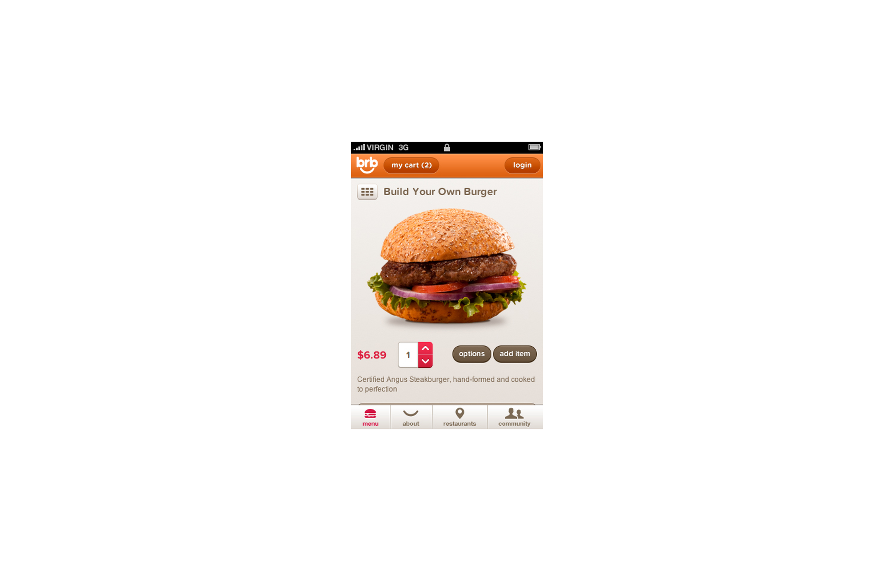 be right burger - The FWA
